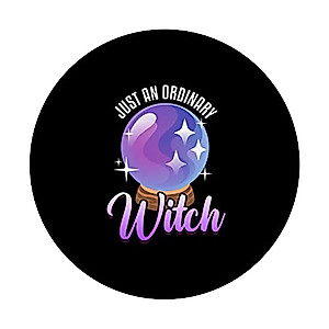 Just An Ordinary Witch Glass Device Crystal Ball PopSockets Swappable PopGrip