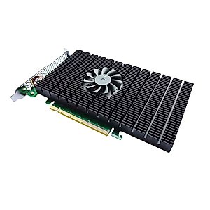 Highpoint 4-Port M.2 SSD7505 PCIe Gen3/Gen4 NVMe Bootable RAID Controller for Windows & Linux Systems