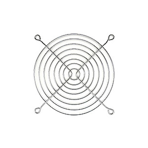 Bgears 2 Pieces Pack Cooling Fan Grill 120mm