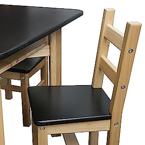 CONSDAN Kids Chairs (2 Pack), USA Grown Solid Poplar Hardwood Children's Chairs for Arts, Crafts, Homework, Meals Time (Kids Chairs (2 Pack))