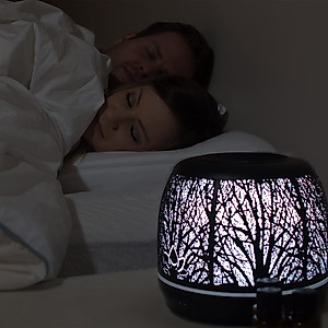 Aroma Outfitters Large Iron Essential Oil Diffuser | Aromatherapy Diffuser That Purifies Air | Ultrasonic Humidifier 7 Color LED Lights | Home Essentials | Scent Diffuser | Large Water Tank of 500mL