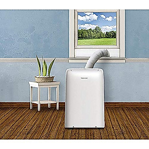 Toshiba 12000 BTU (8,000 BTU, DOE) 115-Volt Portable Air Conditioner with Dehumidifier and Remote Control RAC-PD1211CRU (Renewed)