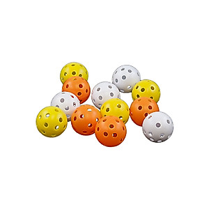 Jef World of Golf Gifts and Gallery, Inc. Golf Practice Balls (Multi Color, Includes 12 Balls)