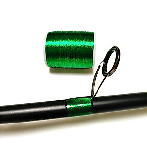 (8pcs*240yd) Kalavarma 240 Yards 220M Metallic Wrapping Thread for Fishing Rod Guide 8 Color