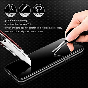 HGJTF Phone Case for Google Pixel 7 Pro (6.7") with 1 X Tempered Glass Screen Protector, Shockproof Silicone Black Shell Slim Soft TPU Bumper Cover for Google Pixel 7 Pro - WM73