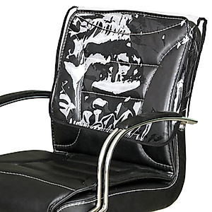 Noverlife Chair Back Cover, Beauty Salon Chair Protective Cover, Square Hairdressing Chair Back Covers, Prevents Damage to Spa/Salon Chair, Barber Hair Salon Chair Cover, Fits Most Salon Chairs