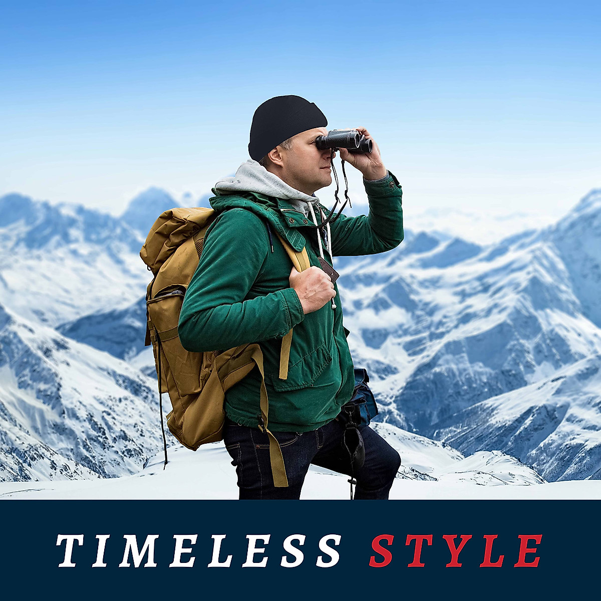 Premium Wear Beanie Hat | Fashion Skully Cap for Men & Women with Soft Acrylic Poly Fabric | Black