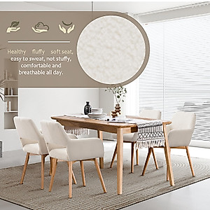 Desk Chair Accent Chair Mid Century Modern Arm Chair Upholstered Reading Chair Living Room Chairs for Bedrooms Living Room Home Office (Gray, Set of 1)