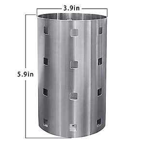 TangFuRen Utensil holder caddy for spoon Knife fork drying storage Cylinder Stainless steel Cutlery holder for kitchen and dining organizer