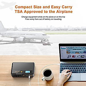 NOVOO Power Bank with AC Outlet, Power Station 100W PD 40000mAh High Capacity Portable Battery Pack for Laptop, Drone, CPAP, Camera, MacBook Pro, Dell XPS, Surface, iPhone, Samsung, iPad and More