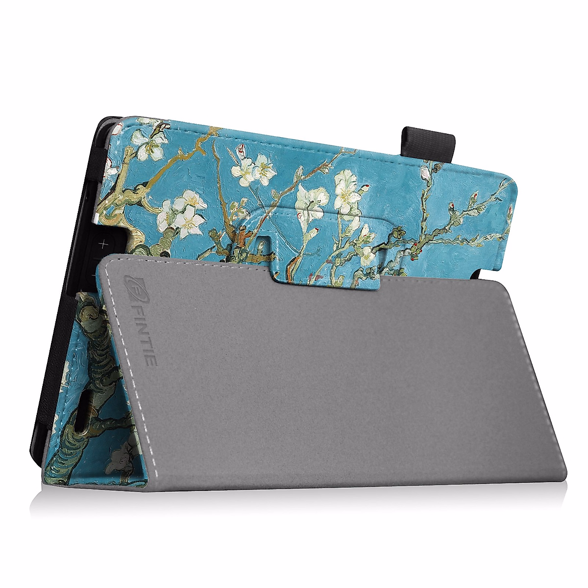 Fintie Folio Case for Kindle Fire HD 7" (2013 Old Model) - Slim Fit Folio Case with Auto Sleep/Wake Feature (Will only fit Amazon Kindle Fire HD 7, Previous Generation - 3rd), Blossom