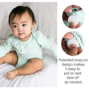 MonBaby Smart Baby Movement Monitor: Tracks Abdominal Movement, Feeling Temperature, Rollover, and Sleeping Position. Real-Time Alerts to Smartphone. HSA and FSA Approved.