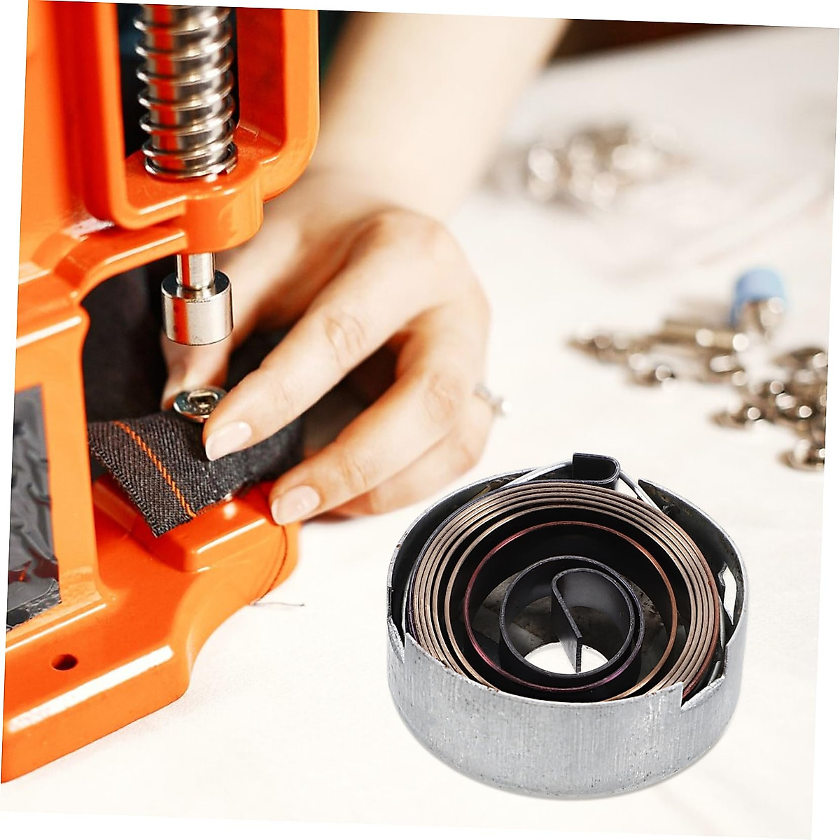 Angoily 1 Set Drill Press Accessories Tool Drill Press Supplies Coil Spindle Spring Drill Press Spring Drill Press Coil Spring Drill Press Parts Quill Steel Return