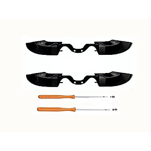 EEkiimy 2 Packs Replacement Black Bumpers Triggers LB RB+T8 Screwdriver T6 Screwdriver For xbox one elite controller repair kit xbox one elite controller lb rb replacement