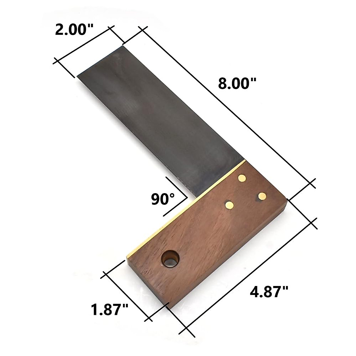Big Horn 19236 - 6 Inch Blade Carpenter Try Square