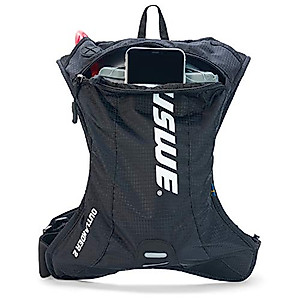 USWE Outlander Cycling Hydration Backpack, 2L, Multi (0.45kg, Adjustable Shoulder Strap, Stash Pocket, 2.0L Capacity)