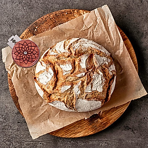 Luxshiny Bread Lame, Baking Dough Scoring Tool Bread Curve Cutter with Replaceable 5 Cutters for Baking Cooking (Style 3) Bread Scoring Knife