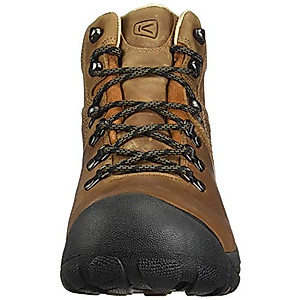 KEEN Men's Pyrenees Mid Height Waterproof Hiking Boots, Syrup, 13
