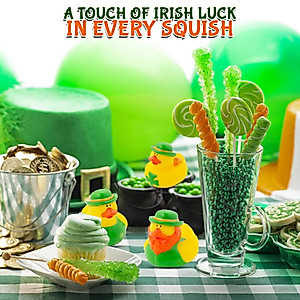 One Dozen (12) Irish St. Patrick's Day Rubber Ducks