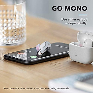 Soundcore Anker Liberty Air 2 Wireless Earbuds, Diamond-Inspired Drivers, Bluetooth Earphones, 4 Mics, Noise Reduction, 28H Playtime, HearID, Bluetooth 5, Wireless Charging (Black) (Renewed) (White)