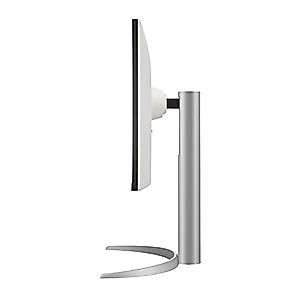 LG 27UP850-W Monitor 27” UHD (3840 x 2160) IPS Display, VESA DisplayHDR 400, DCI-P3 95% Color Gamut, USB-C,3-Side Virtually Borderless Display, Height/Pivot/Tilt Adjustable Stand - Silver
