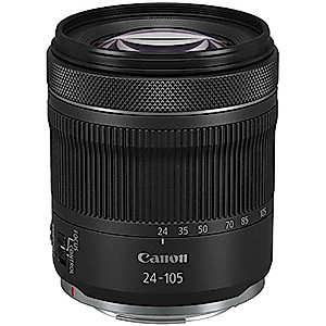 Canon EOS R5 Full Frame Mirrorless Camera + RF 24-105mm F4-7.1 is STM Zoom Lens Kit, Black (4147C002 Body + 4111C002 Lens)