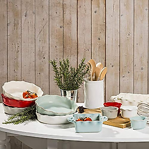 Casafina, Cook & Host collection, Stoneware Serveware, Rectangular tray, white, 17''