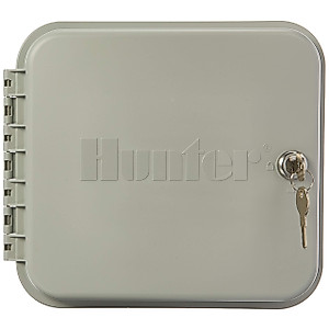 Hunter Pro-C Modular Outdoor Irrigation Controller Gray 4-Station Base Unit Controller, Outdoor Mount with 120 VAC Internal Transformer, Expandable to 16 Stations B00LBGQ4K2