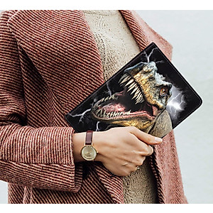 BXIKEOPIU Case for Samsung Galaxy Tab S8 2022 & S7 2020 11 Inch (SM-X700/X706/T870/T875/T878), Slim PU Leather Stand Folio Cover with Auto Sleep Wake, Dinosaur