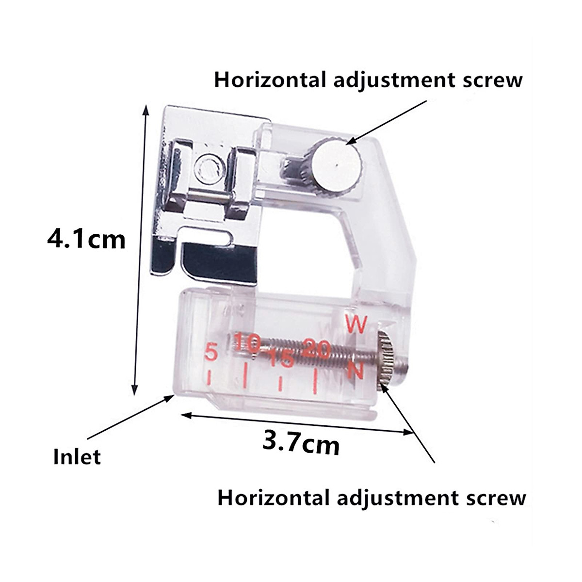 FQTANJU Tape Binding Sewing Machine Presser Foot Sewing Supplies Fit for Most of Low Shank Sewing Machine