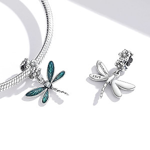 RUKYF 925 Sterling Silver Dragonfly Charms for Bracelets and Necklaces Best Jewelry Gifts for Dragonfly Lovers