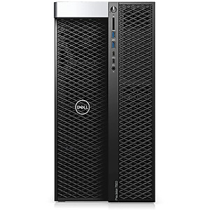 Mid Level Precision 7920 Tower Workstation, Intel Xeon Platinum 8160 up to 3.7GHz (24-Cores/48 Threads), 1TB SSD + 4TB HDD, Quadro P2000 5GB (Supports 4K), Windows 11 Pro 64-bit (Renewed) (192GB DDR4)