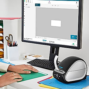 DYMO LabelWriter 550 Turbo Label Printer, Label Maker with High-Speed Direct Thermal Printing, Automatic Label Recognition, Prints Variety of Label Types Through USB or LAN Network Connectivity