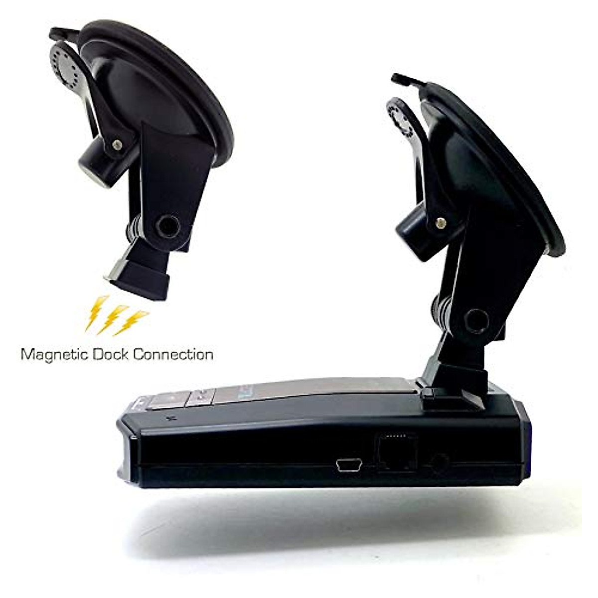 LycoGear Strong Suction Mount w/Magnetic Cradle for Escort IX IXc Max 3 Max360C /Year 2020 Max 360 Redline EX Beltronics GT360 Cobra DualPro Radar Detectors (EZ MAGnet dock compatible) (Suction Mount)
