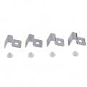 4 Size 4Pcs Stainless Steel Aquarium Fish Tank Glass Cover Support, Stainless Steel Fish Tank Cover Holder Anti-Slip Fish Tank Holders Aquarium Accessories Universal Lid Clips(6mm)