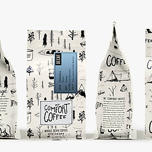 Mt. Comfort Coffee Decaf Colombia Medium Roast, 12 Ounce - Flavor Notes of Chocolate, Caramel and Tropical Fruit - Sourced From Small, Colombian Coffee Farms - Roasted Whole Beans