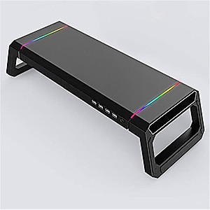 Monitor Stand Foldable Riser Stand, Computer Monitor Riser with USB Port 4pcs, Monitor Stand Computer Monitor Stand