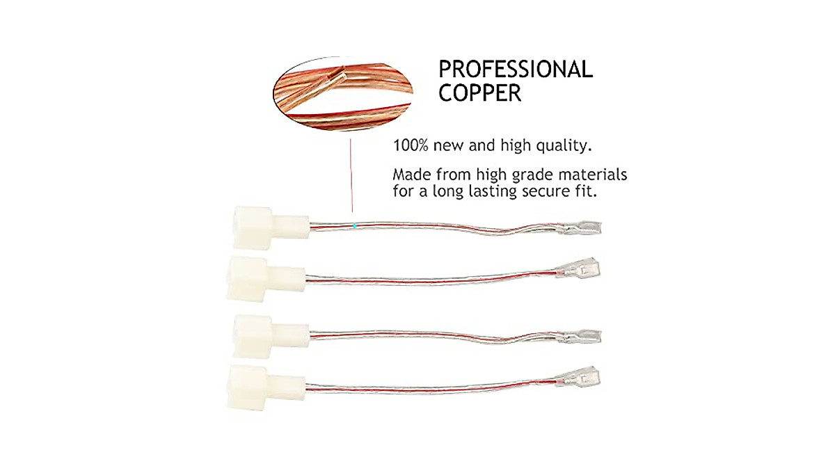 Upgrade Nissan Speakers: RED WOLF Wiring Harness & 6.5" Adapters