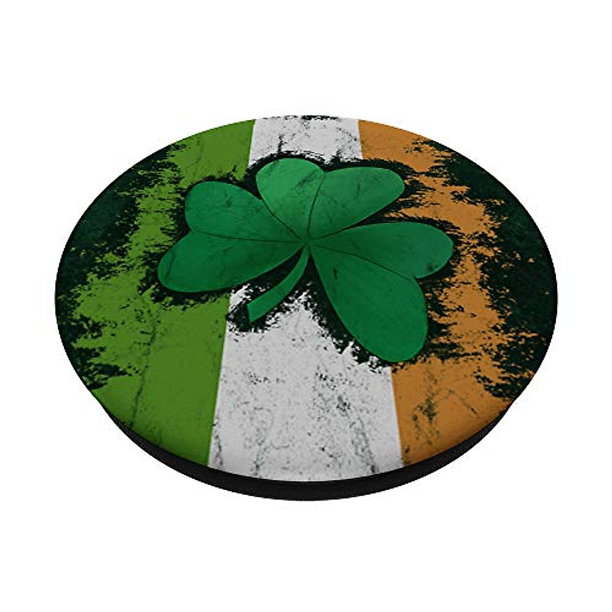 Distressed Irish Flag Shamrock Lucky Clover St Patricks PopSockets PopGrip: Swappable Grip for Phones & Tablets