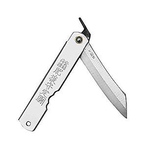 Higonokami Folding Knife – SK Steel 100mm Silver