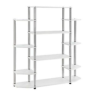 Convenience Concepts Designs2Go Wall Unit Bookshelf, White