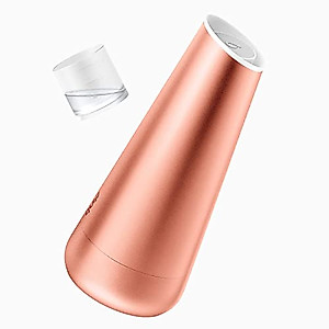 Quip Refillable Mouthwash Starter Kit, 4X Concentrate, Alcohol-Free, Kills Bad Breath Germs, Helps Prevent Cavities, Mint - Copper Metal, 1, 4.0 Fl Oz (920-00116)