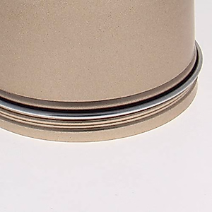 2 Pack 3.4 oz Round Aluminum Cans Tin Can Screw Top Metal Lid Containers for Lip Balm, Crafts, Candles, Candies, 120ml,Aicosineg