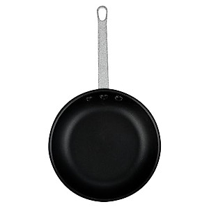 Restaurantware Met Lux 9 Inch Fry Pans, Set Of 6 No-Stick Frying Pans - Induction-Ready, Triple-Riveted, Black Aluminum Cooking Skillets, Durable, For Searing, Sautéing, And Browning Food