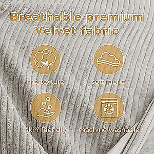 MAXYOYO Giant Bean Bag Chair Bed for Adults, Convertible Beanbag Folds from Lazy Chair to Floor Mattress Bed, Large Floor Sofa Couch, Big Sofa Bed, High-Density Foam Filling, Machine Washable