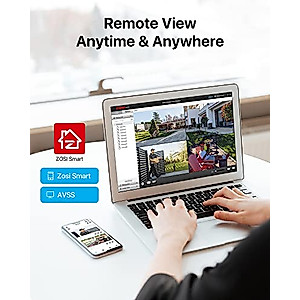 ZOSI 1080p Lite 16 Channel Security DVR Recorder, H.265+ Hybrid 4-in-1(Analog/AHD/TVI/CVI) CCTV DVR for Security Camera,Motion Detection,Mobile Remote Control,Email Alarm,2TB Hard Drive Included