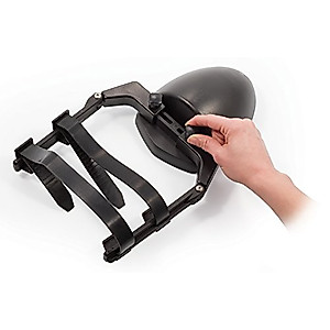 Camco Clamp-On Dual View Towing Mirror | Features 2 Independently Adjustable Mirrors and an Aerodynamic Design | Black (25653)