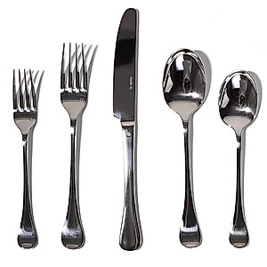 Made In Cookware - Flatware Set - 4 Place Settings (20 Piece Set) - Crafted In Italy