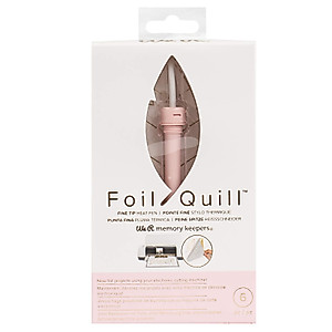 We R Memory Keepers Foil Quill Fine Tip Pen, Make Custom Designs for Planners, Journals, Cards, Scrapbook Pages, and More, Heat-resistant Grip, On-The-go USB Plug, Craft Projects
