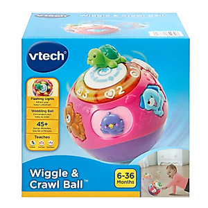 VTech Wiggle and Crawl Ball, Purple